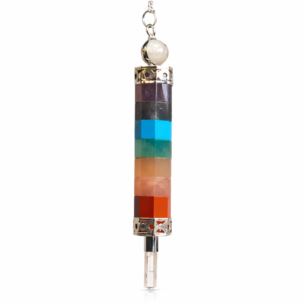 7 Chakra 3-Piece Joint Pendulum – Energy & Balance – Mindfulsouls Europe